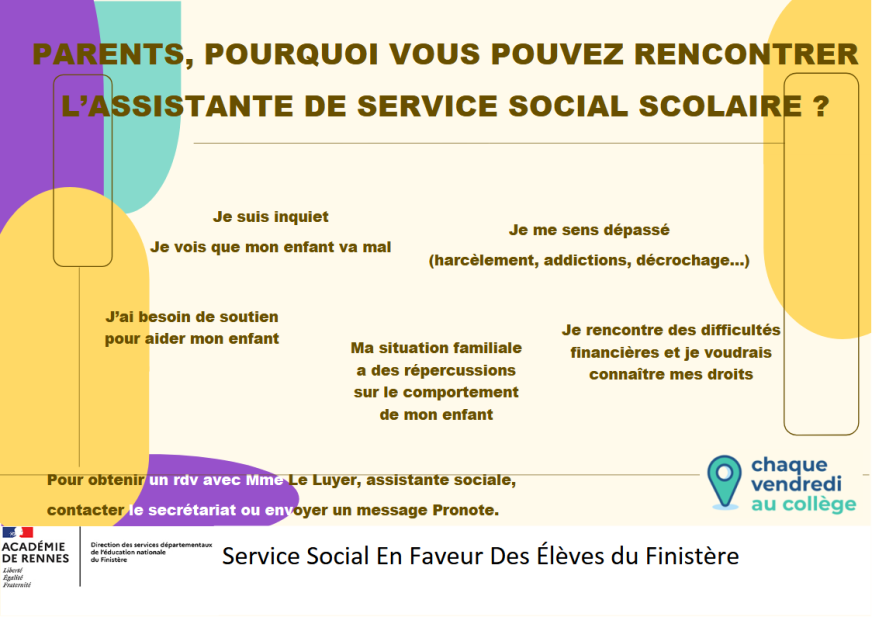 Assistante Sociale du Collège - Collège des Monts d'Arrée